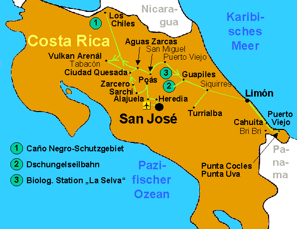 Matthias Weisser's Reisebericht Costa Rica - Erlebnisse einer Rundreise